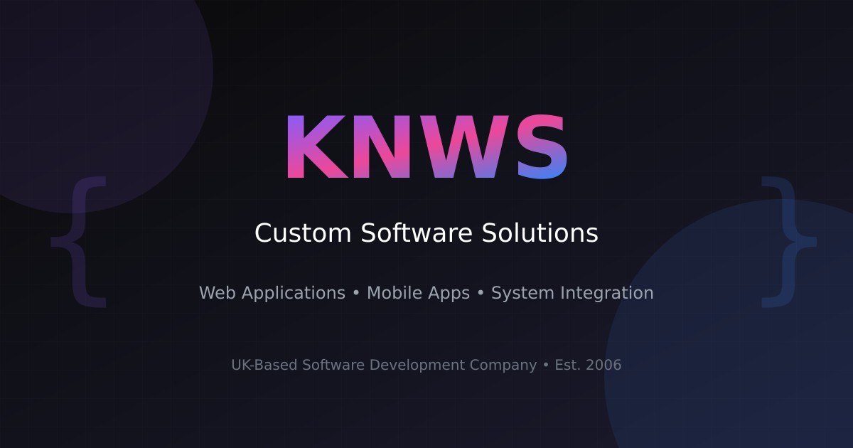 KNWS - Custom Software Solutions | UK Software Development Company